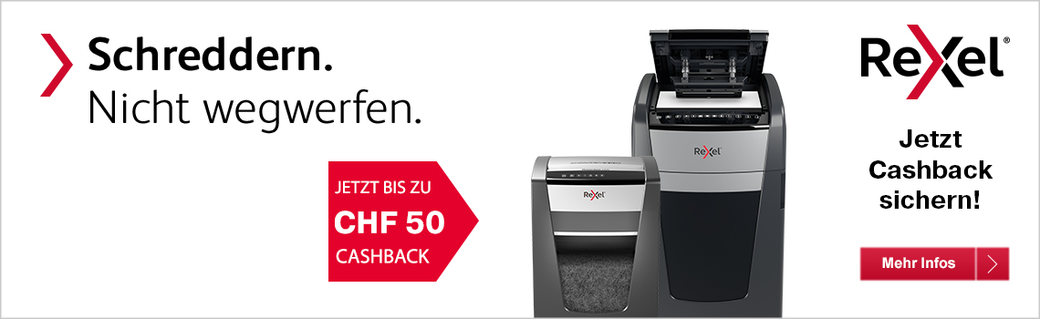 Rexel Aktenvernichter Cashback | iba Büromaterial: günstiger Bürobedarf ...